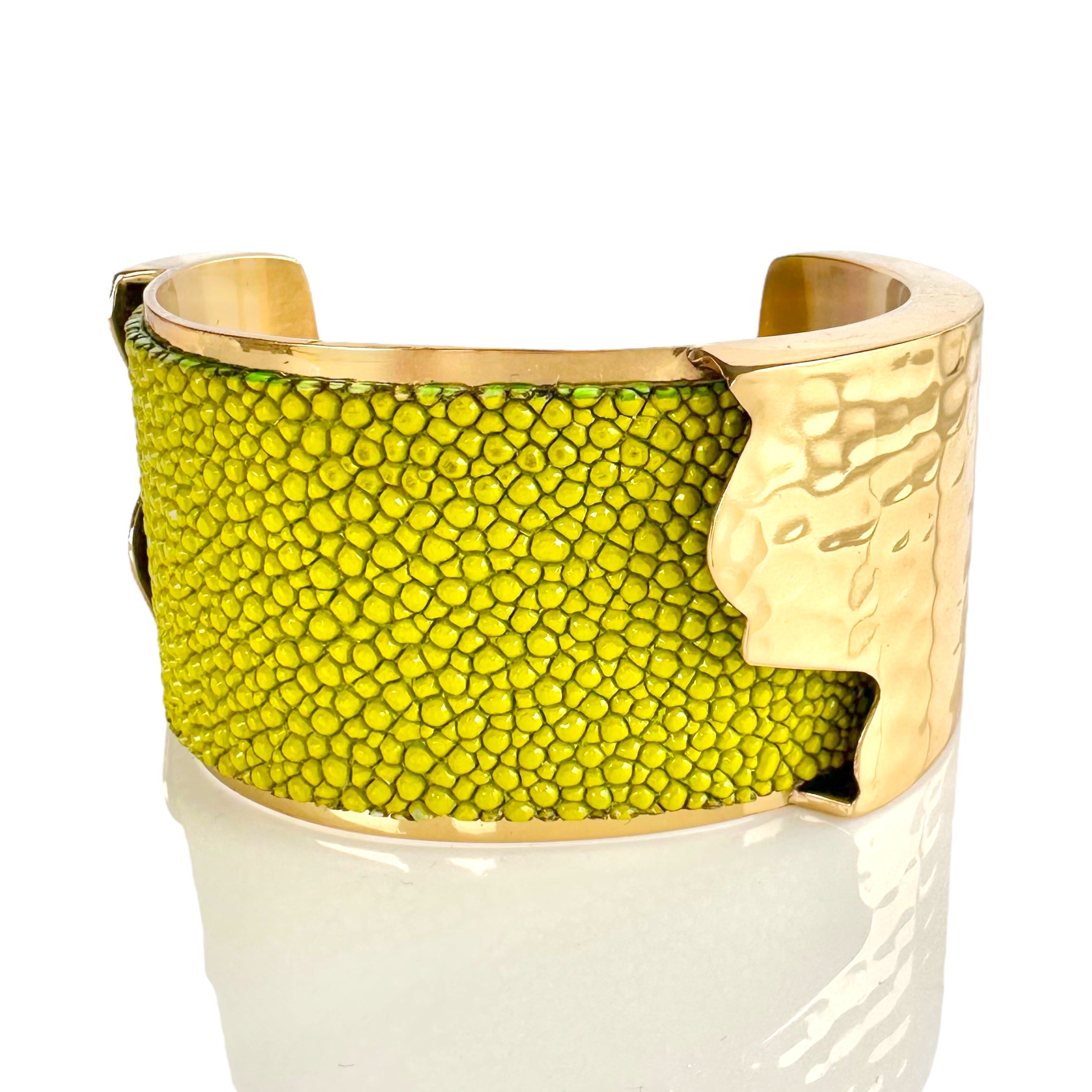 Dallas Stingray 1.5 Gold - Lime – Rustic Cuff