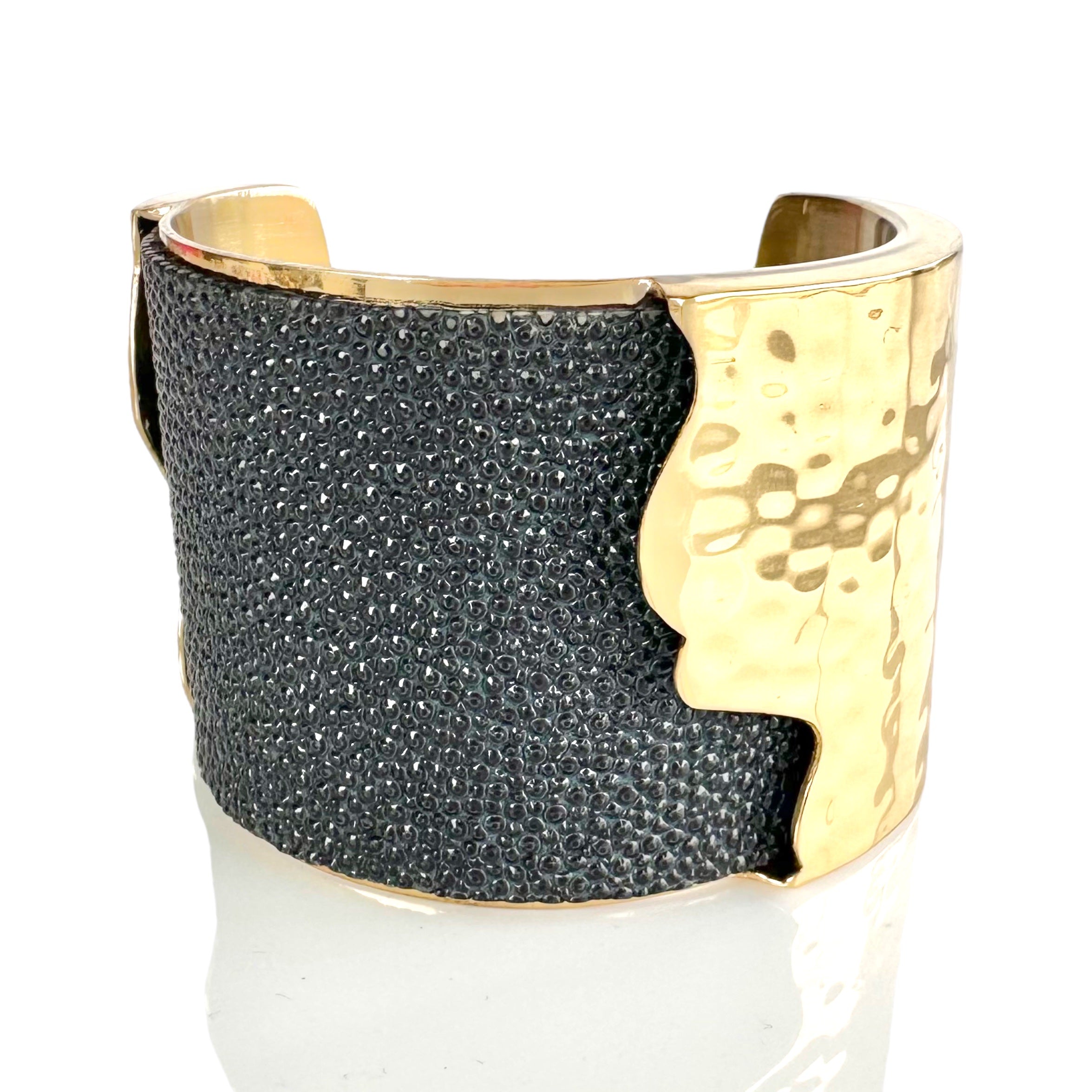 Dallas Stingray 2.0 Gold- Navy Blue – Rustic Cuff
