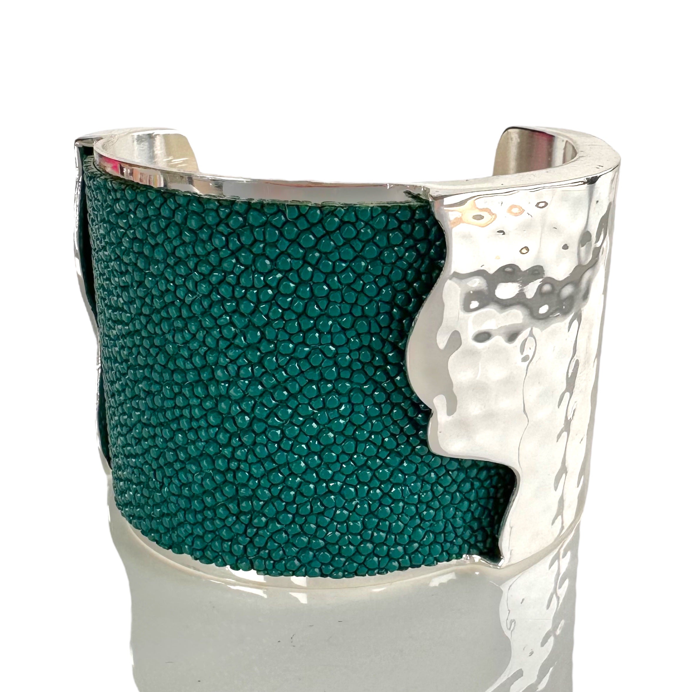 Dallas Stingray 2.0 Silver - Teal – Rustic Cuff