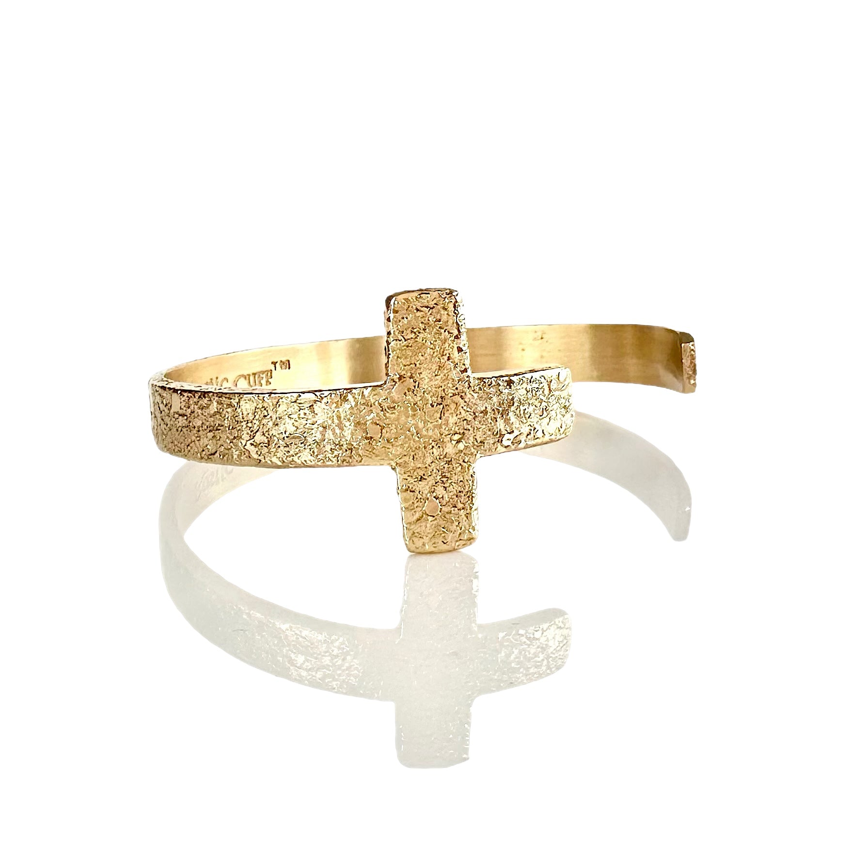 Napa Cross Cuff - Gold – Rustic Cuff