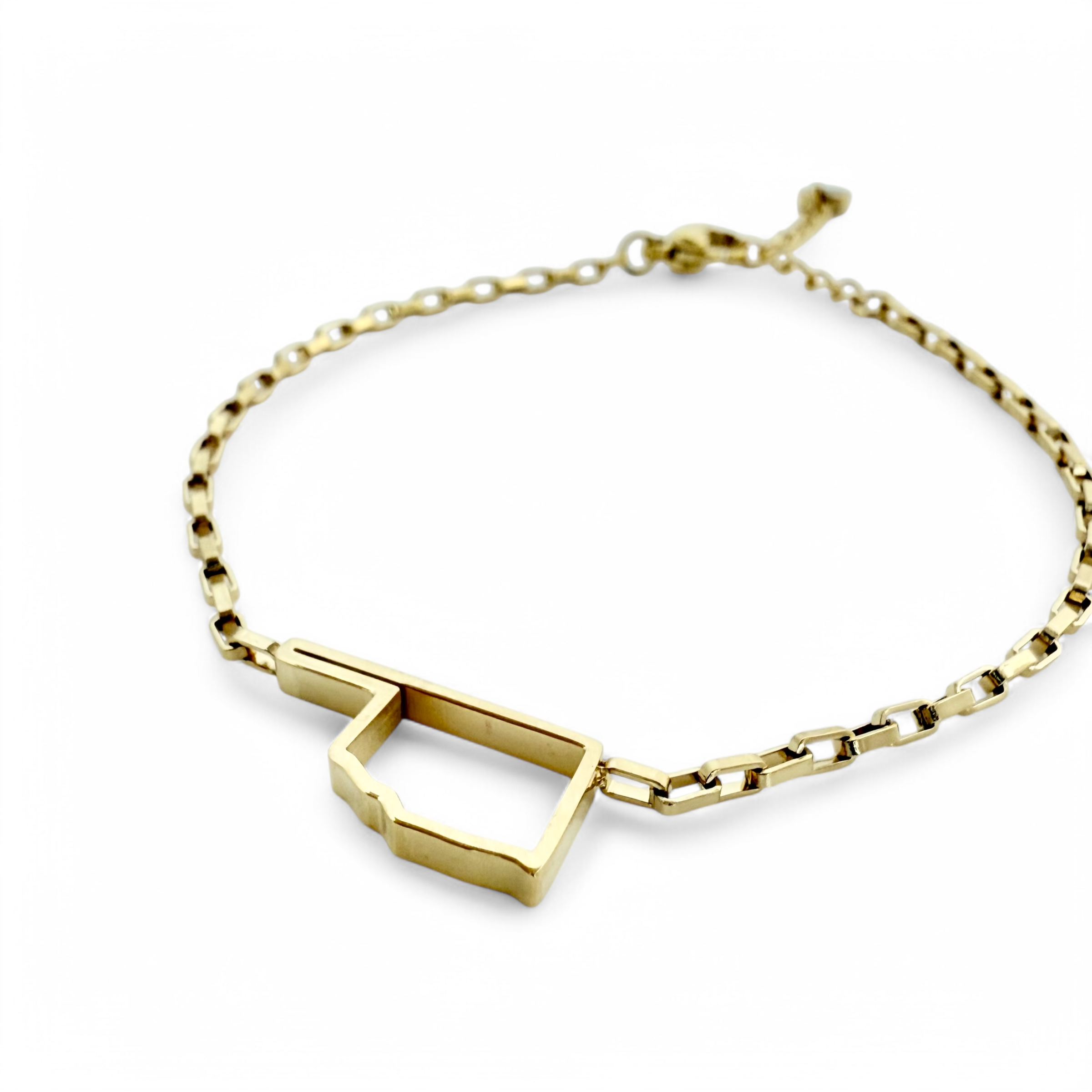 Oklahoma Chain Bracelet - Gold – Rustic Cuff