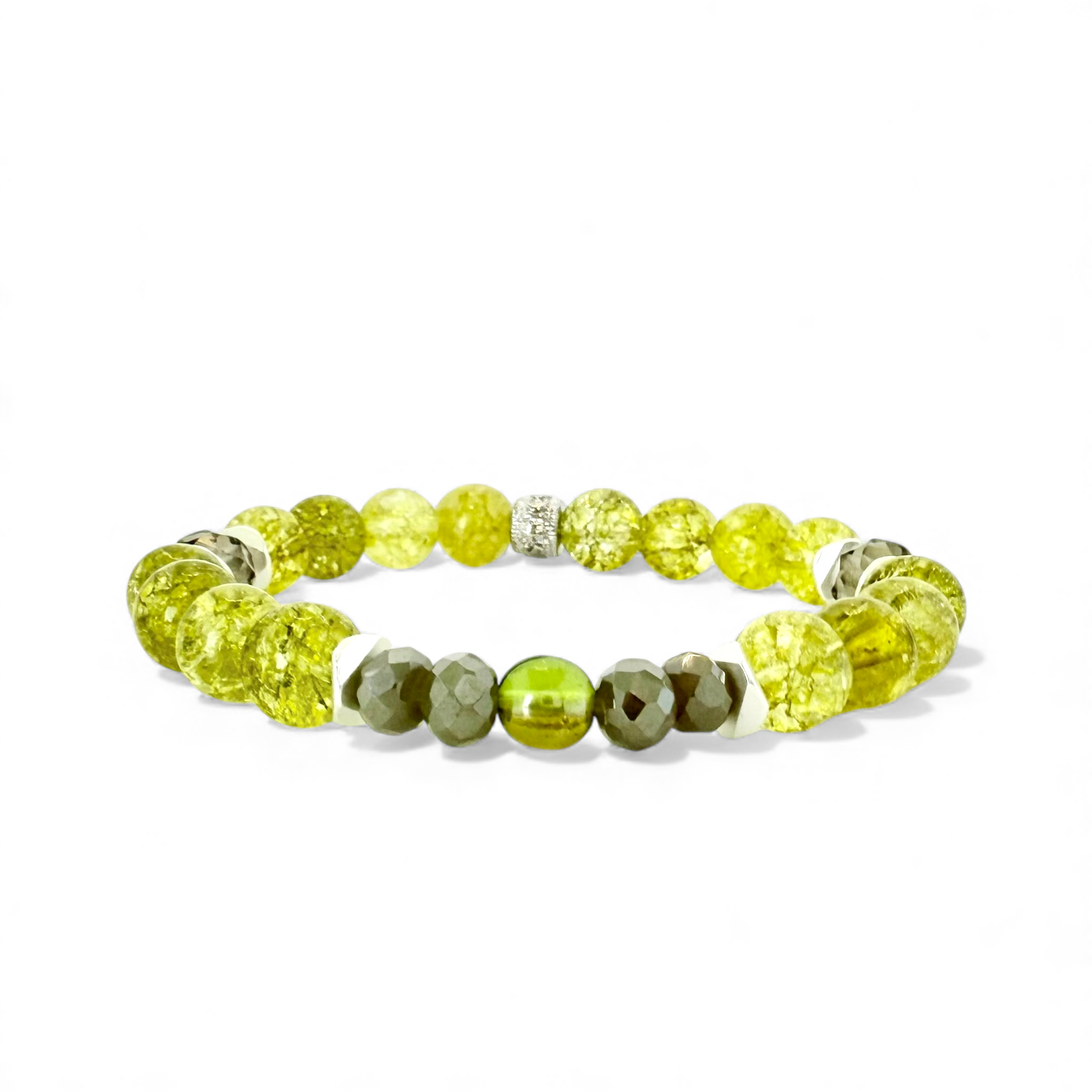 Dancing Chartreuse Rustic Cuff
