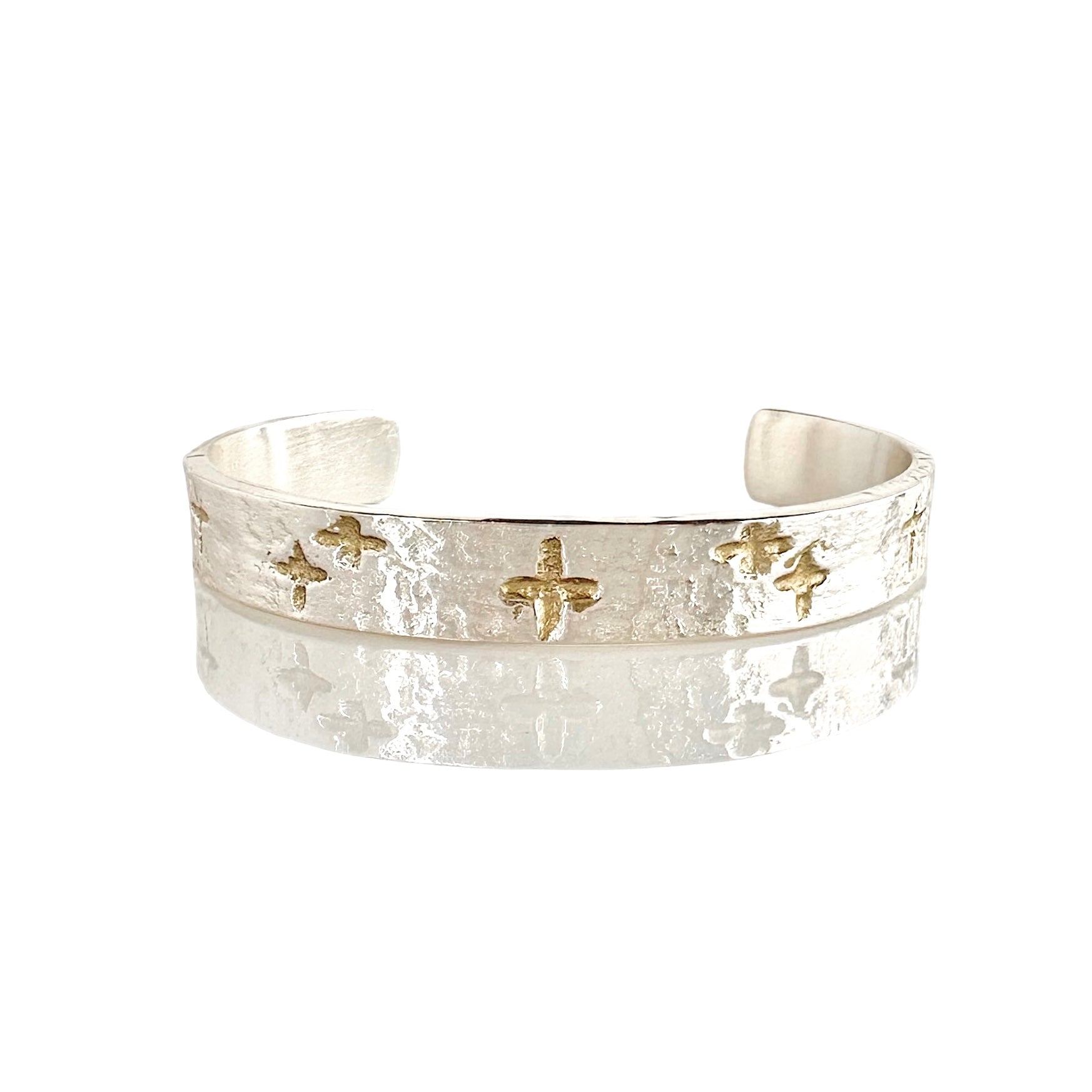 Alexandria Cross Cuff – Rustic Cuff