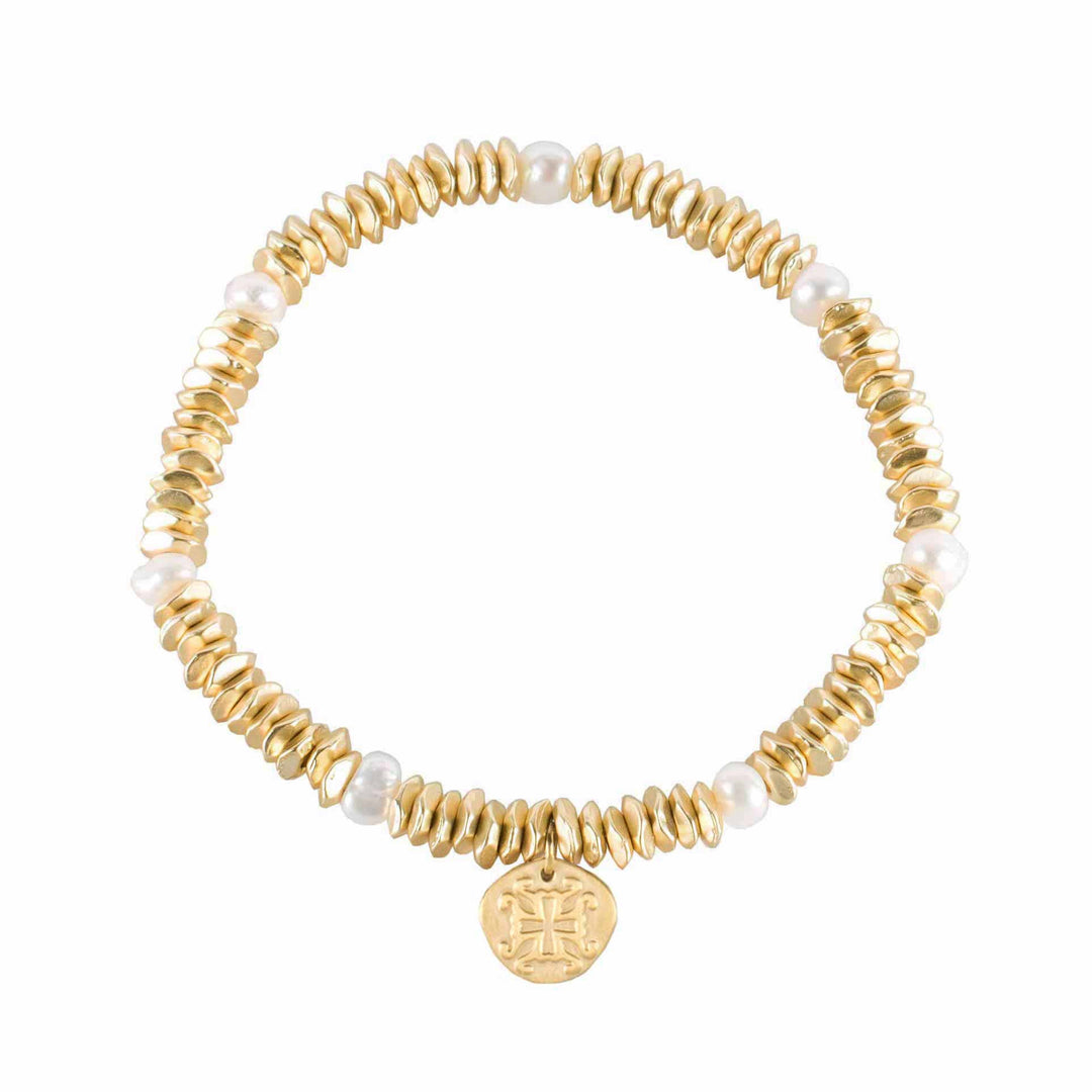 Pearls – Rustic Cuff