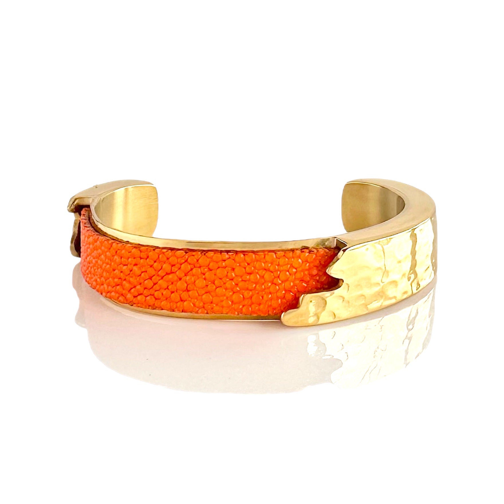 Dallas Stingray .5 Gold - Orange – Rustic Cuff