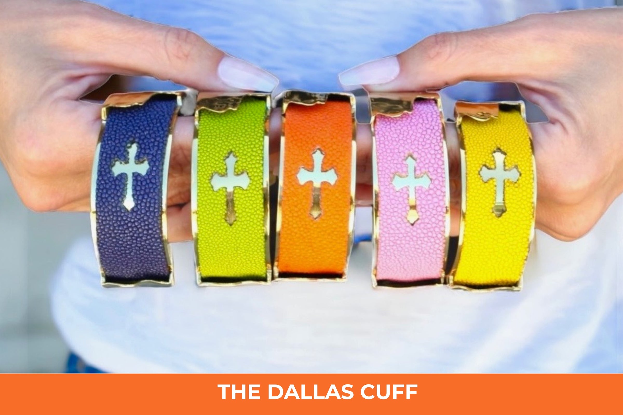 Rustic Cuff is bold stylish cuffs with color, metallic & exotic skins