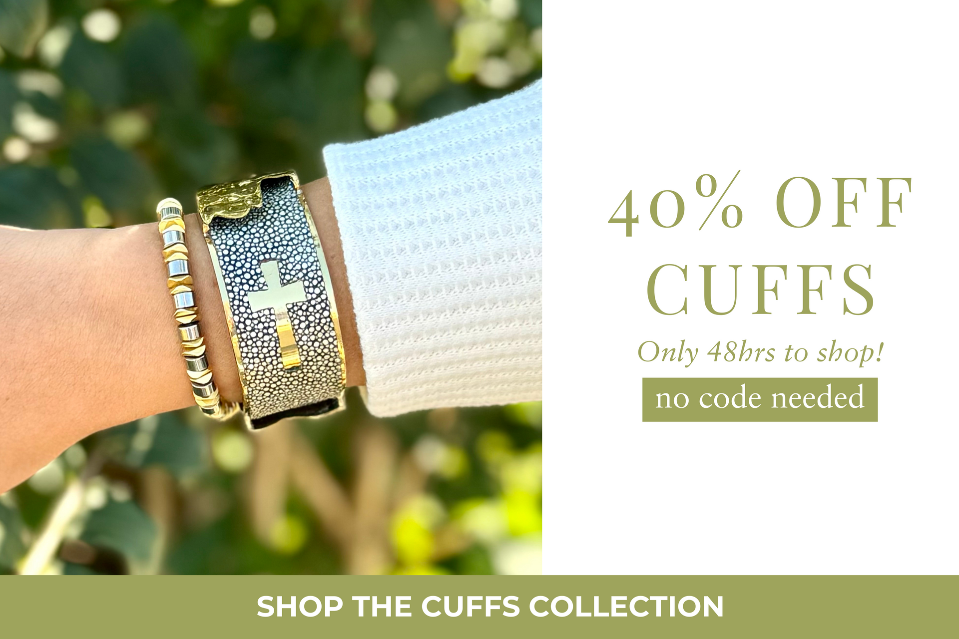Rustic Cuff is bold stylish cuffs with color, metallic & exotic skins
